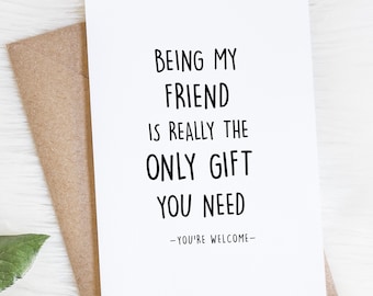 Funny Welcome Card - Etsy