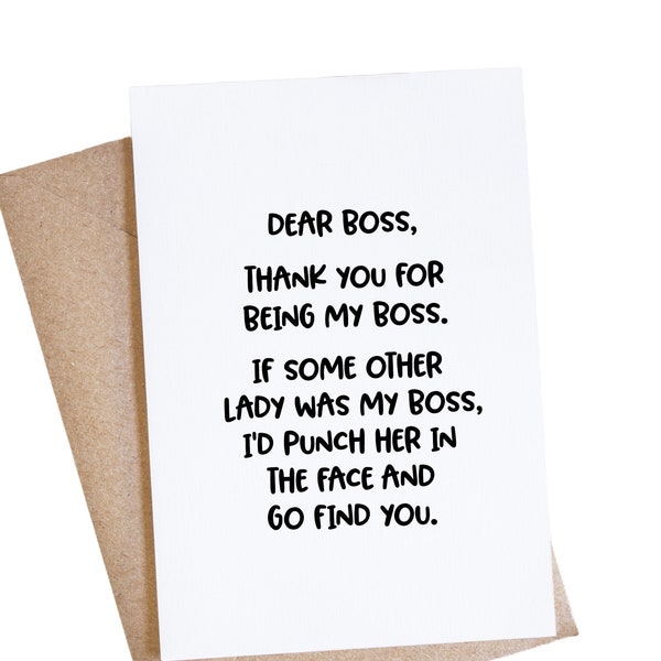 Thank You Boss - Etsy