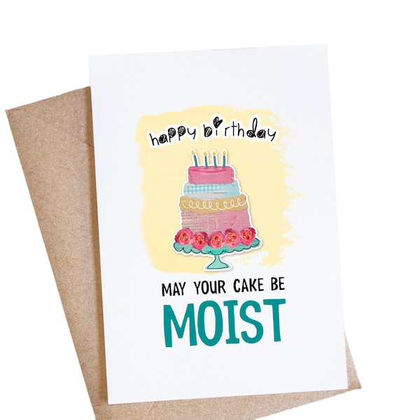 Moist Card - Etsy
