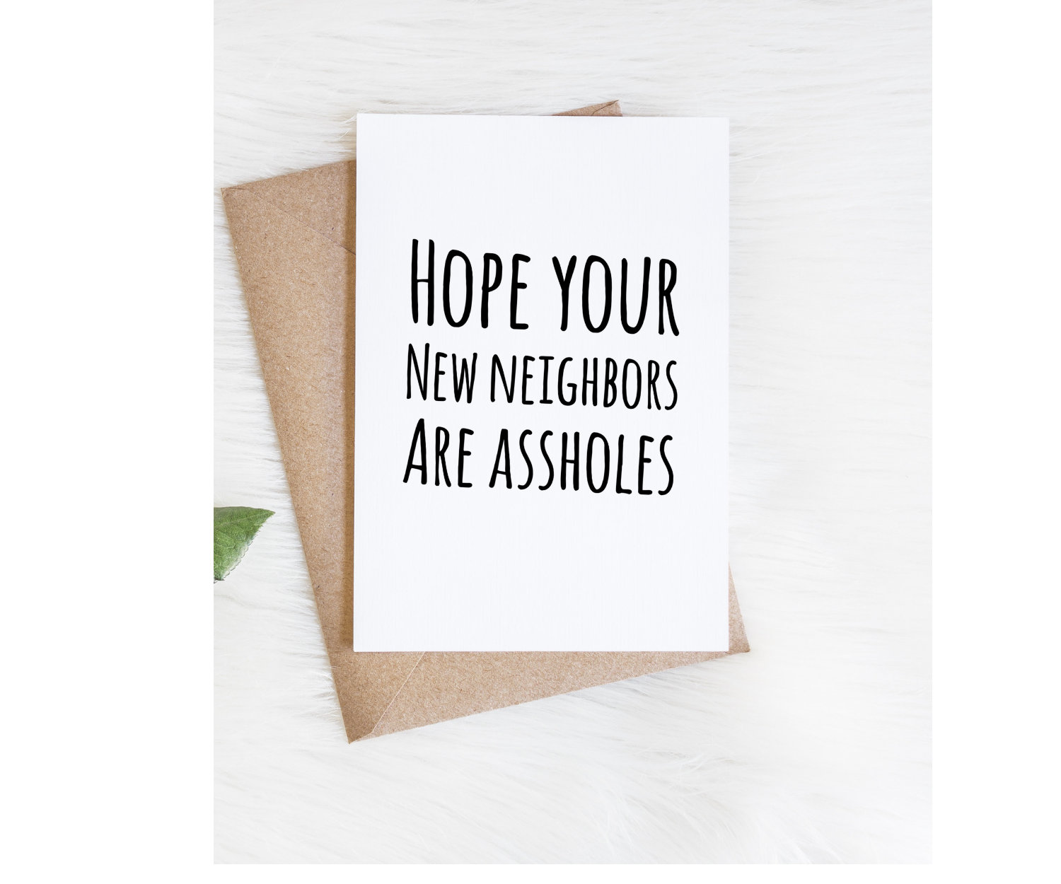 Going Away Moving Card Hope Your New Neighbors Are Assholes - Etsy