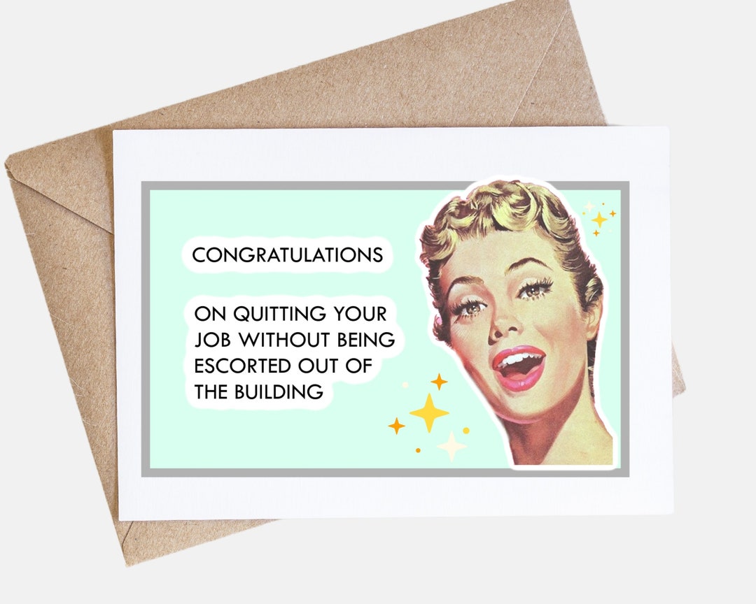 Going Away Gift for Coworker, Funny Goodbye Card, Boss Leaving ...
