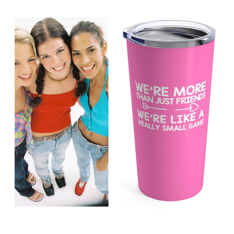 Personalized Best Friend Cups Small Girl Gang Soul Sisters - Etsy