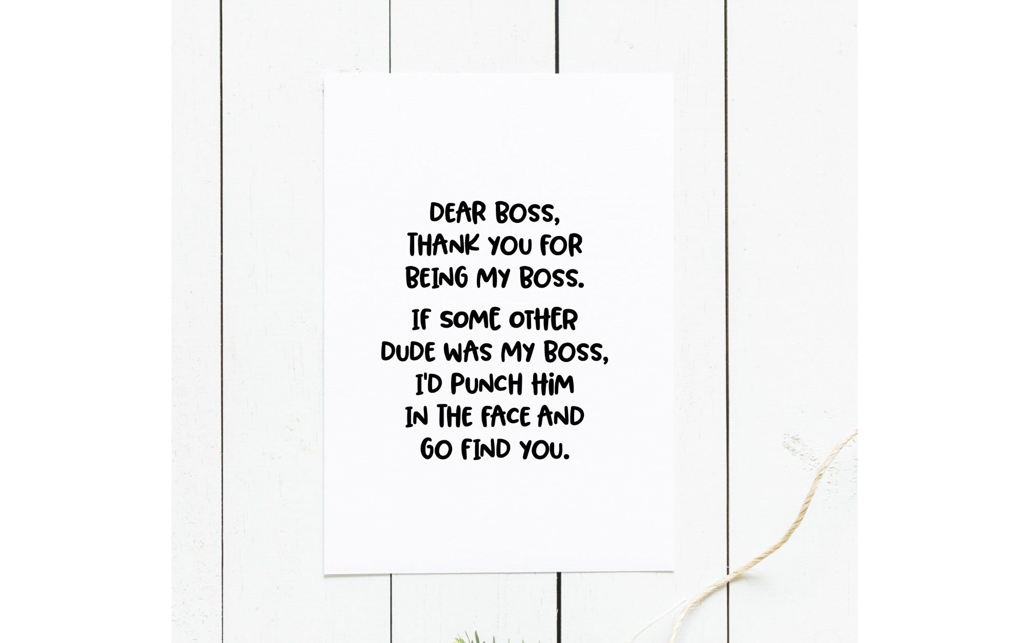 Boss Card Funny Boss s Day Message Birthday Gift For Etsy boss-card-funny-boss-s-day-message-birthday-gift-for-etsy
