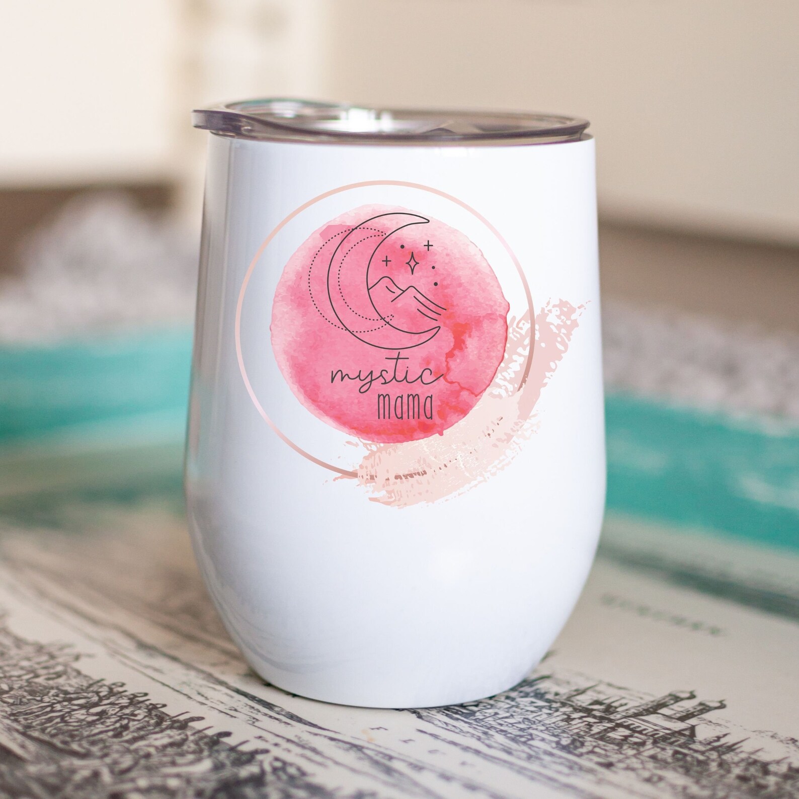 Mystic Mama, Celestial Gift for Women, Pink Moon, Mystical Gifts ...