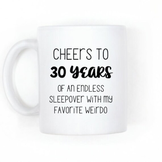 30th Anniversary Gift Funny Coffee Mug For Husband Or Wife | Etsy