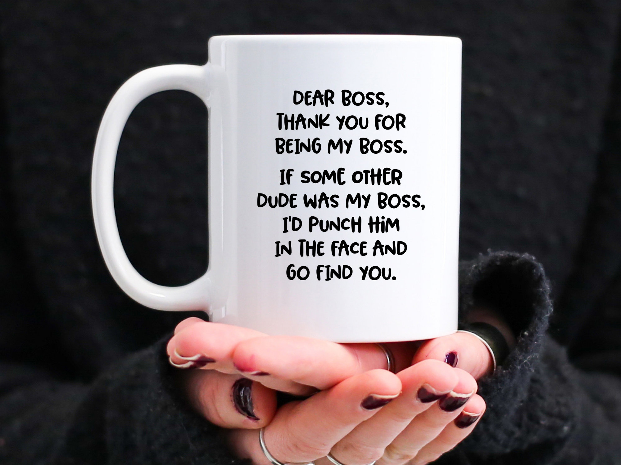 Gift for Male Boss Boss Mug Dear Boss Thank You for Being My | Etsy
