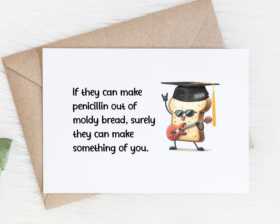 Class of 2024 Funny Graduation Card for the College or High School ...