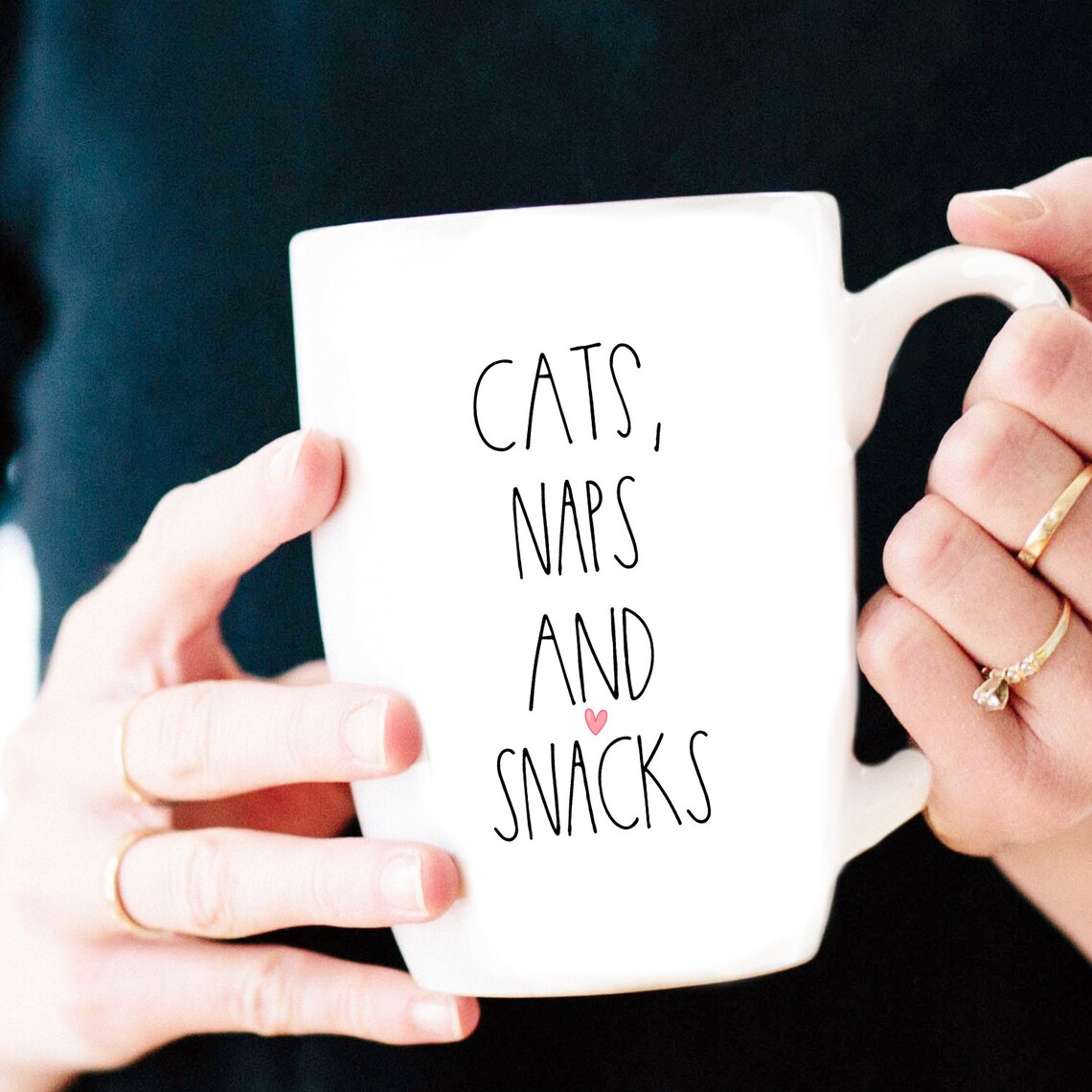 Cats Naps And Snacks Funny Cat Lover Gift Coffee Mug | Etsy