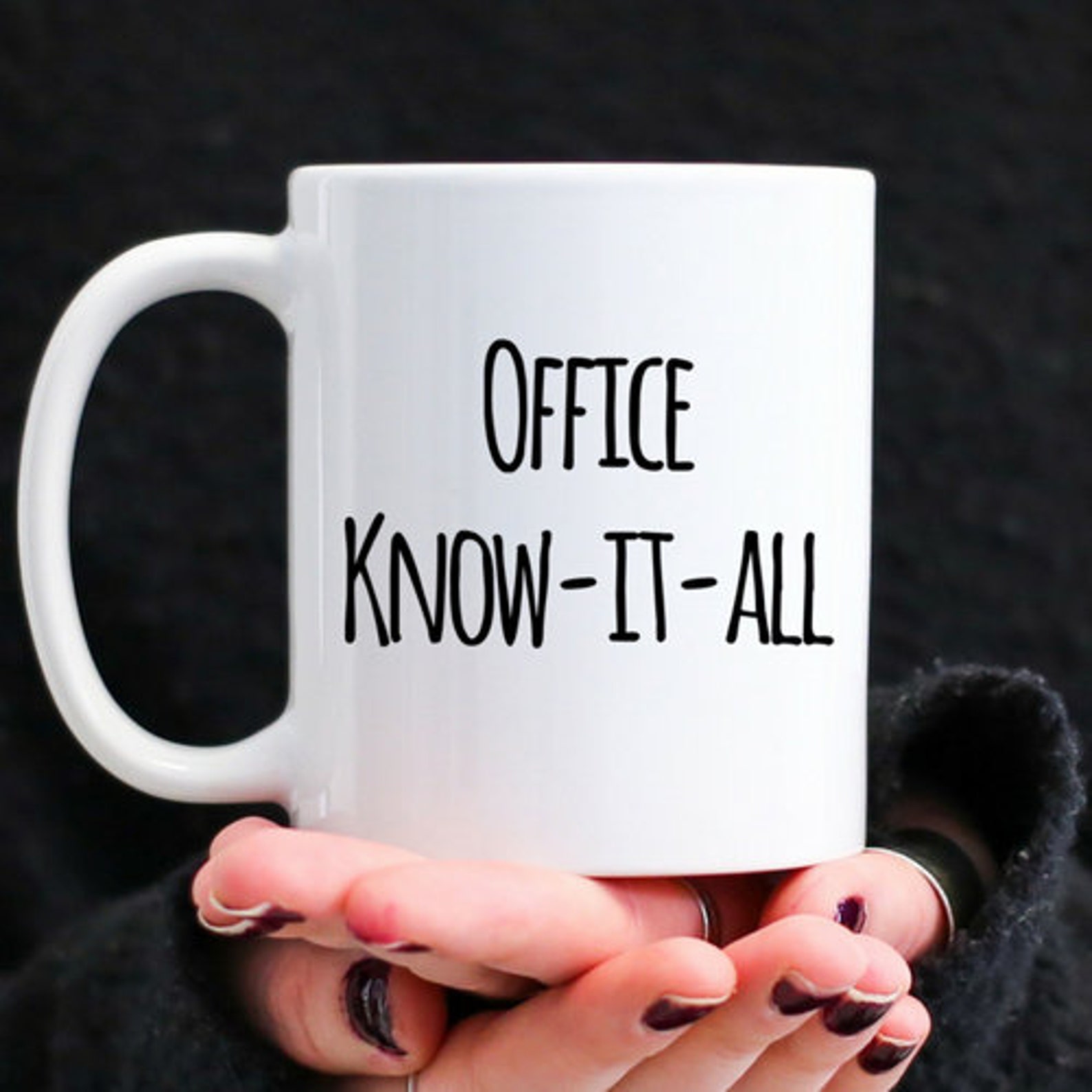 Coworker Gift Funny Office Mugs Know It All Mug Boss Mug - Etsy