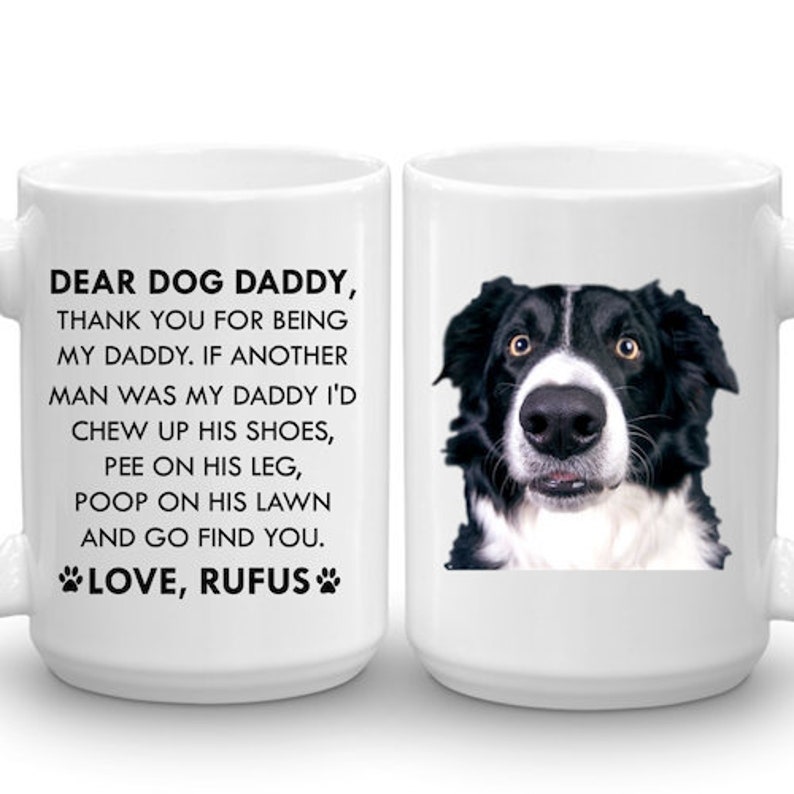 Pet Parent Gift, Dog Dad Mug, Dear Dad Gift From the Dog, Personalized ...