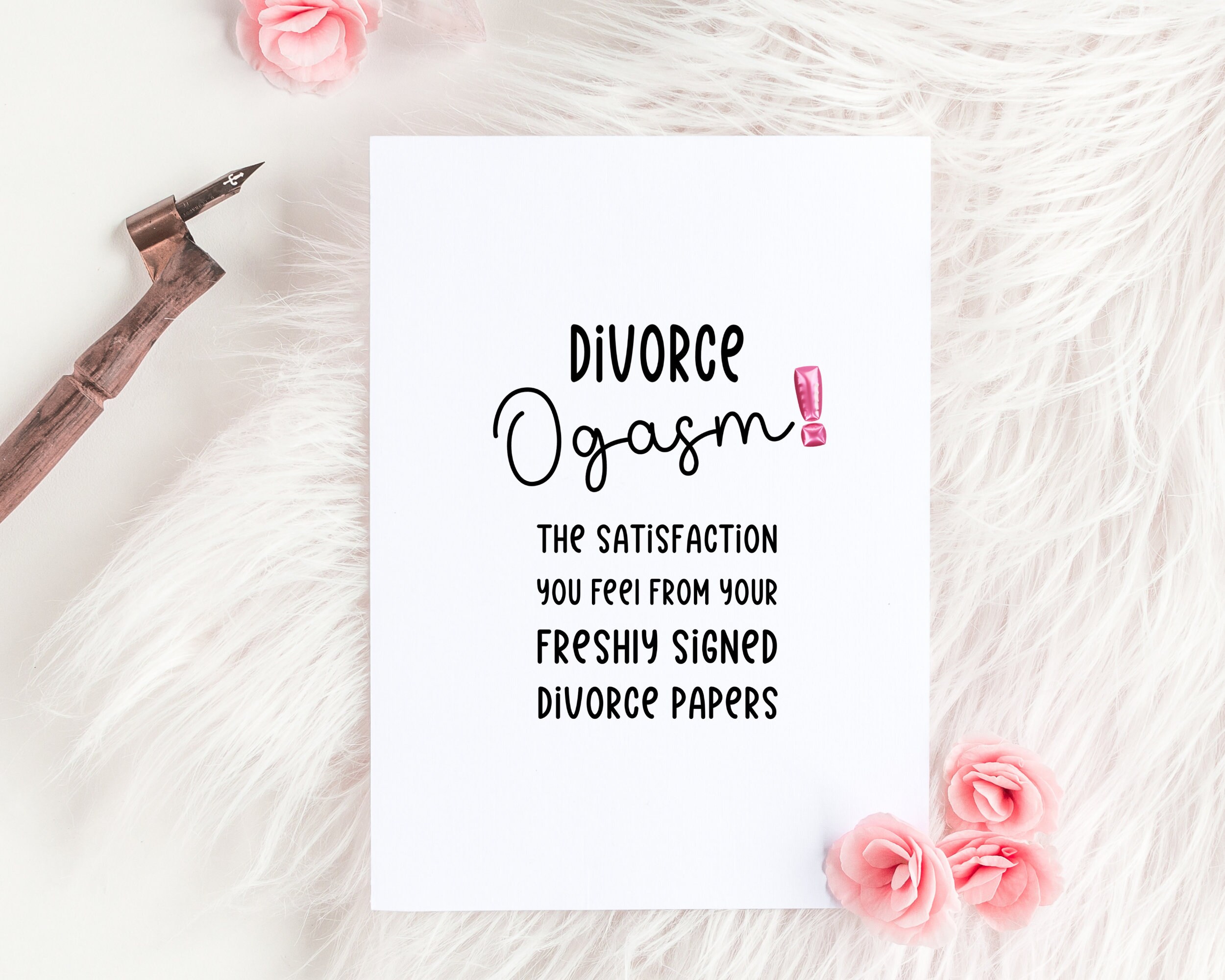 Funny Divorce Card, Congratulations on Your Divorce, Support Greeting ...