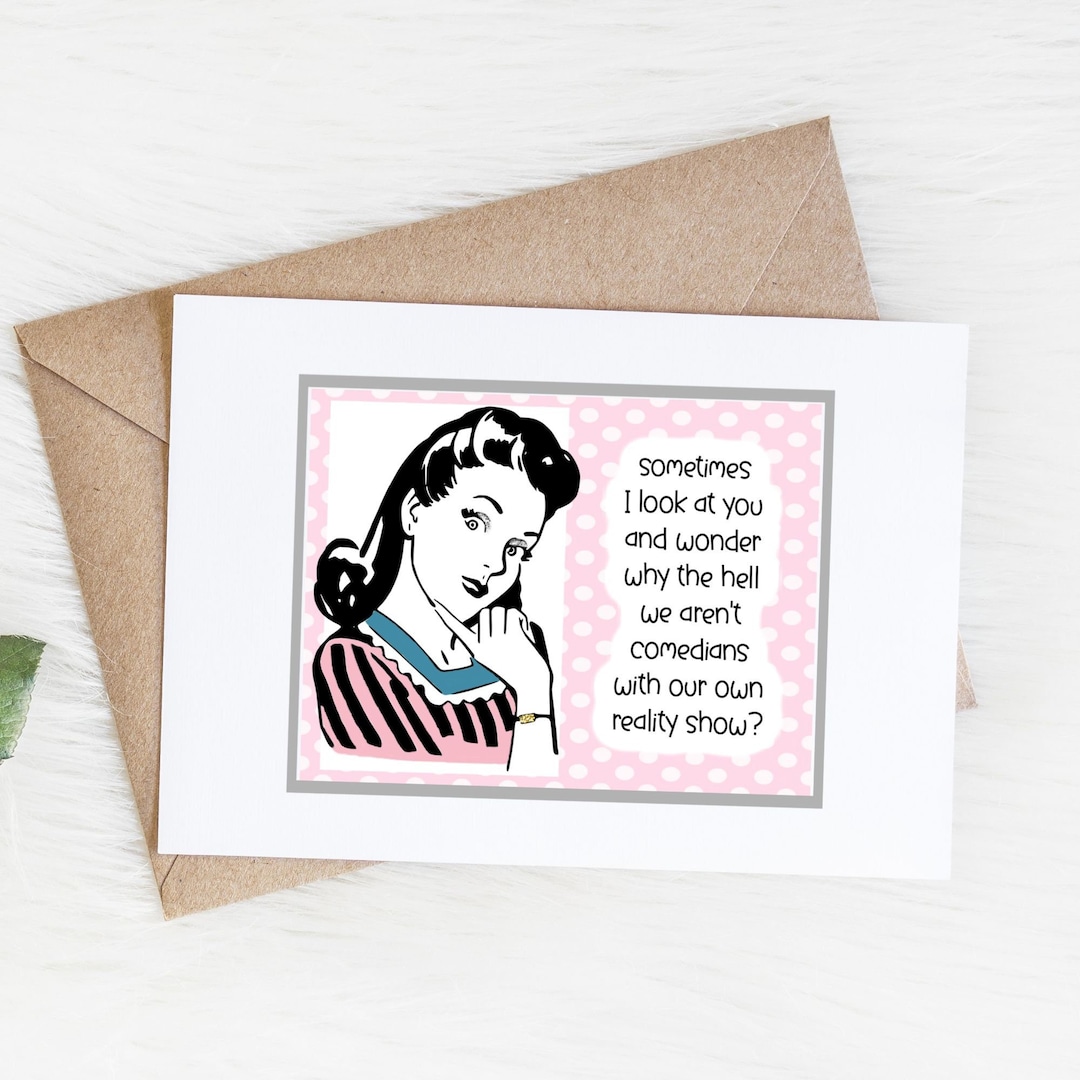 Best Friend Birthday Card, Funny Card for Friends, BFF Bestie ...