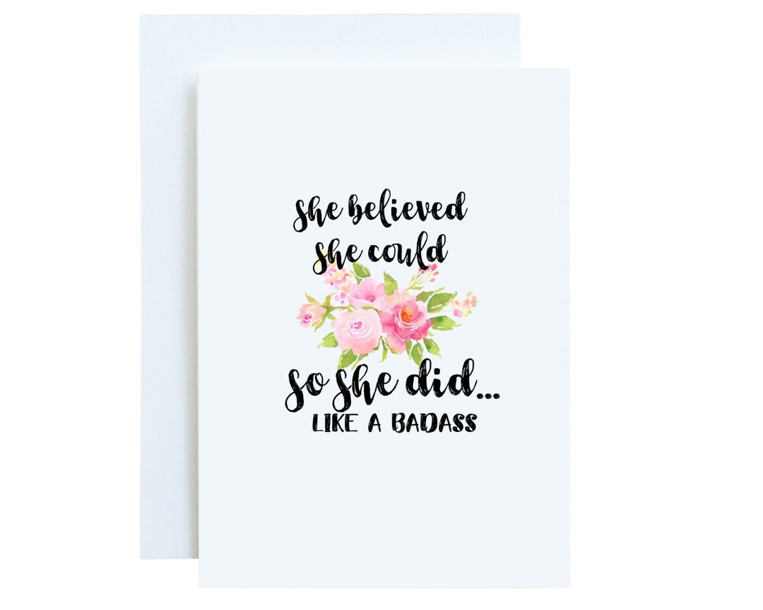 Graduation Card for Her, Congratulations Grad, Graduating College, Way ...