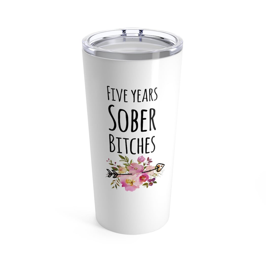 5 Years Sober Gift, Five Year Sobriety Gift, Funny Tumbler ...