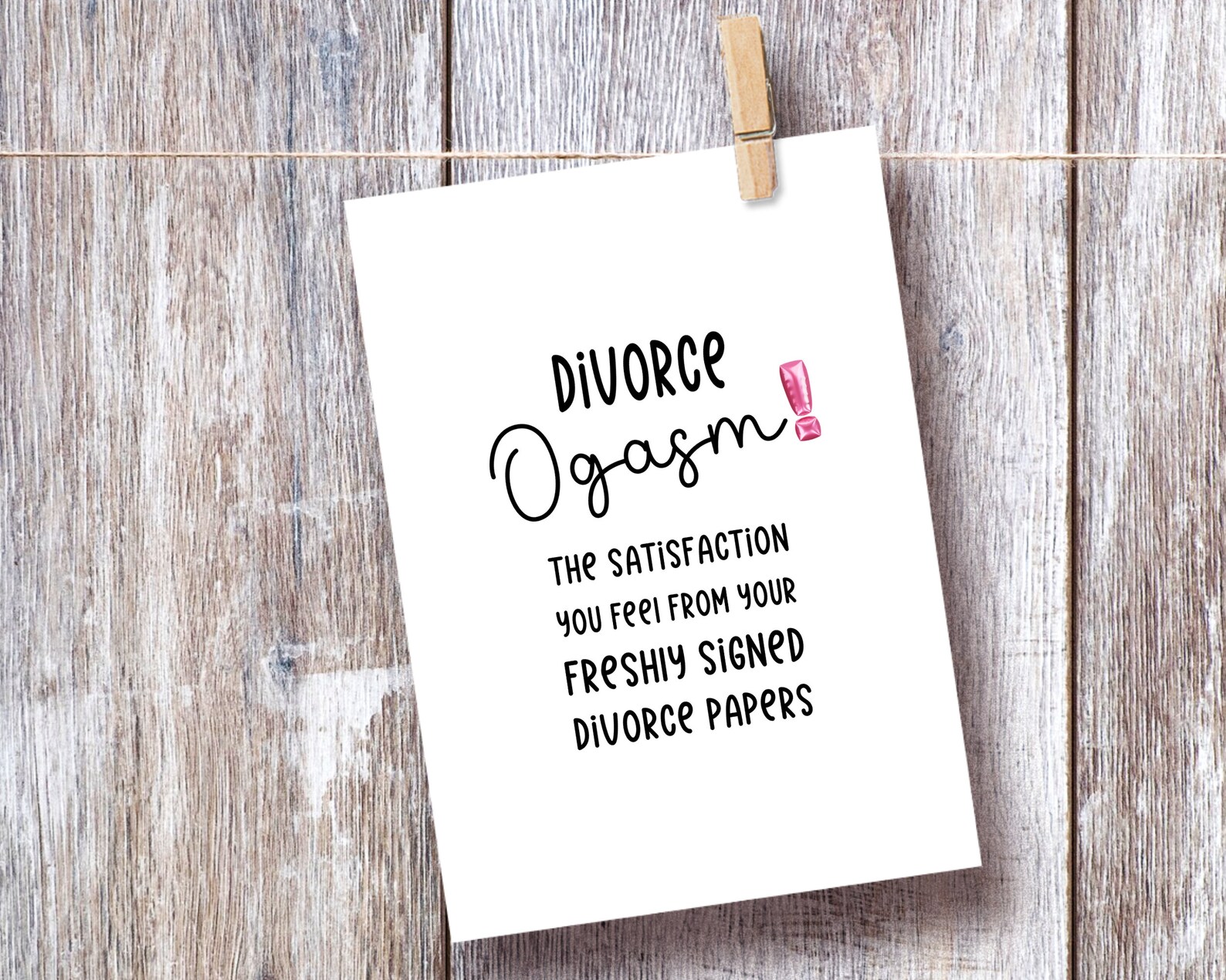 Funny Divorce Card, Congratulations on Your Divorce, Support Greeting ...