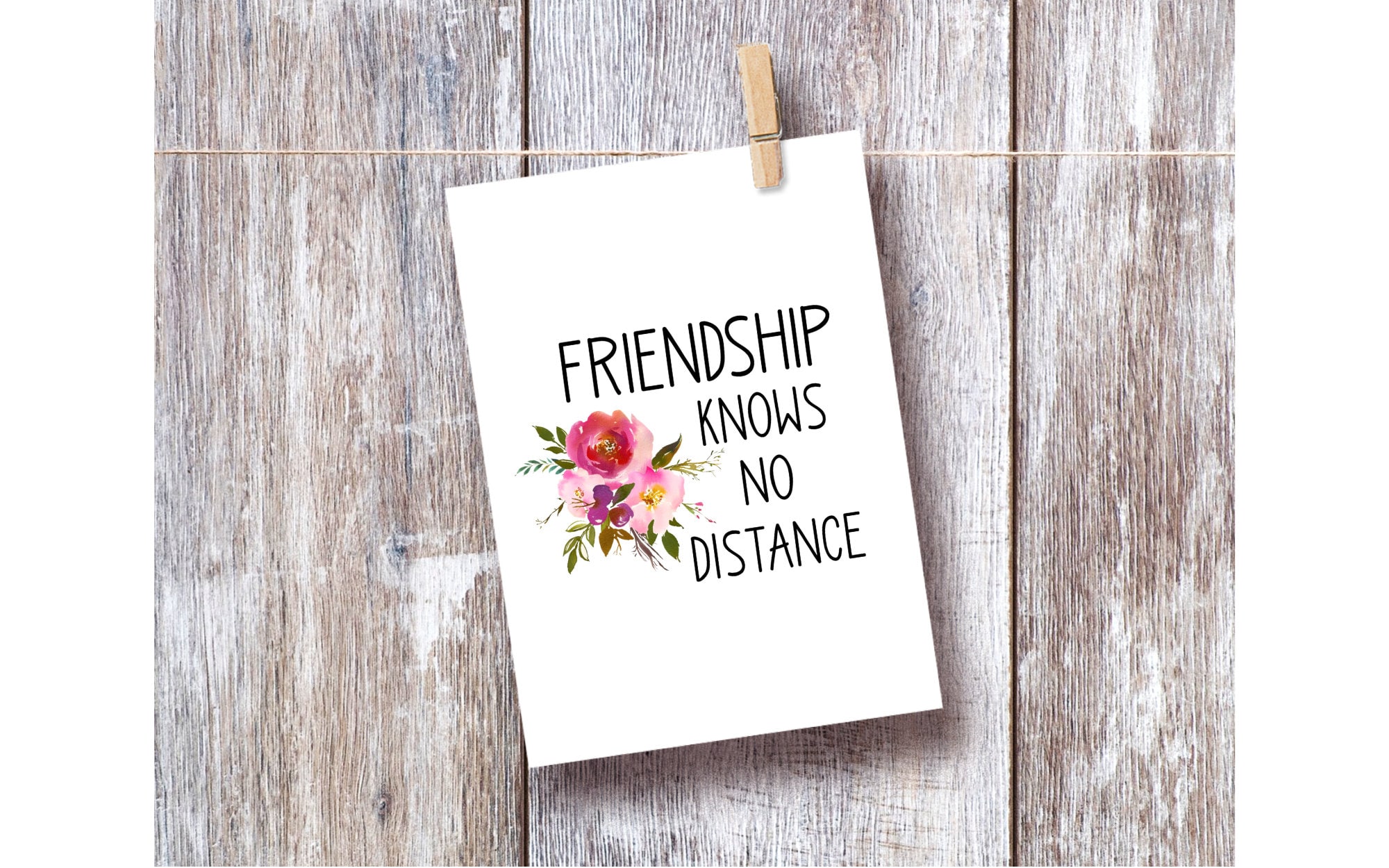 Long Distance Friendship Card Moving Away | Etsy