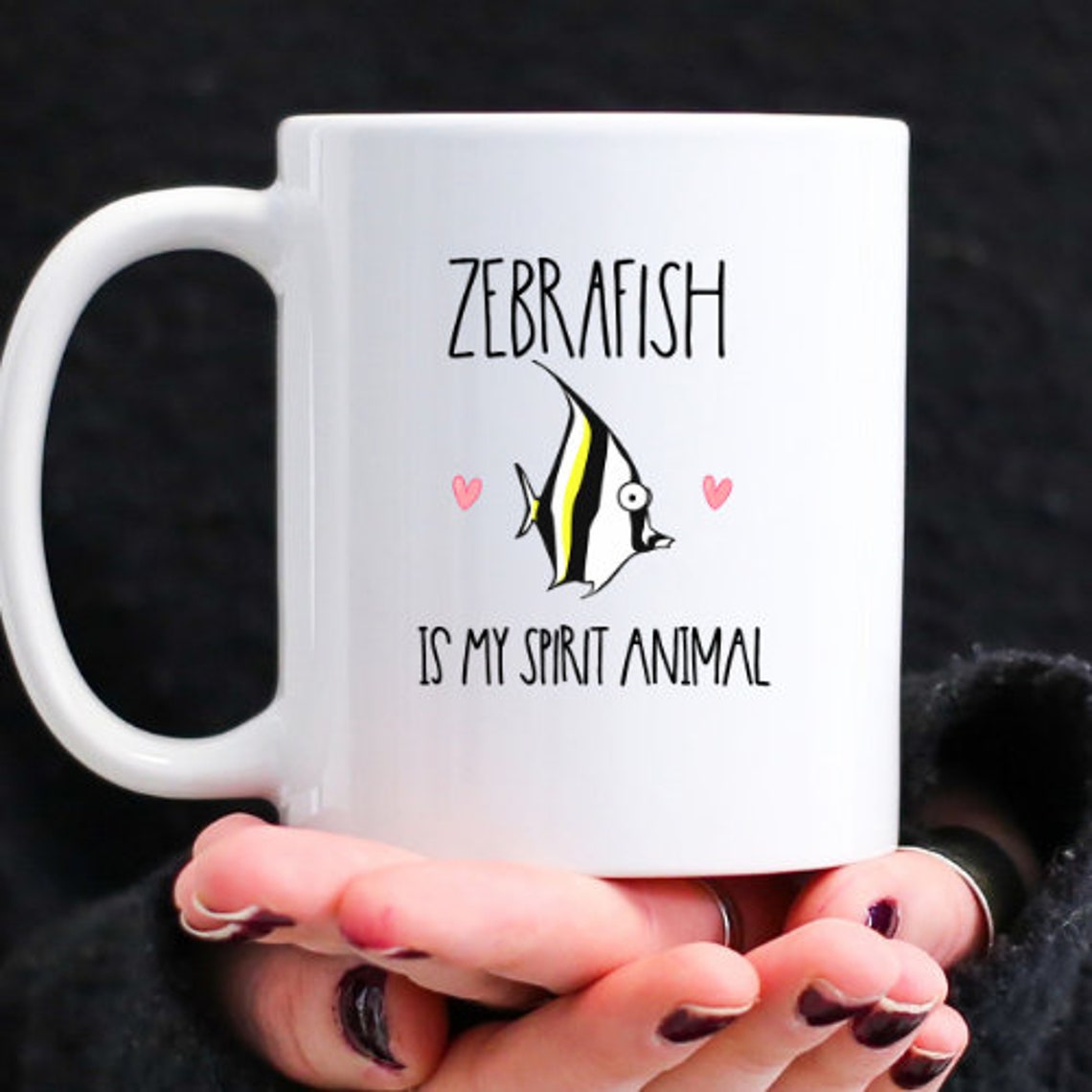 Zebrafish Is My Spirit Animal Funny Coffee Mug | Etsy