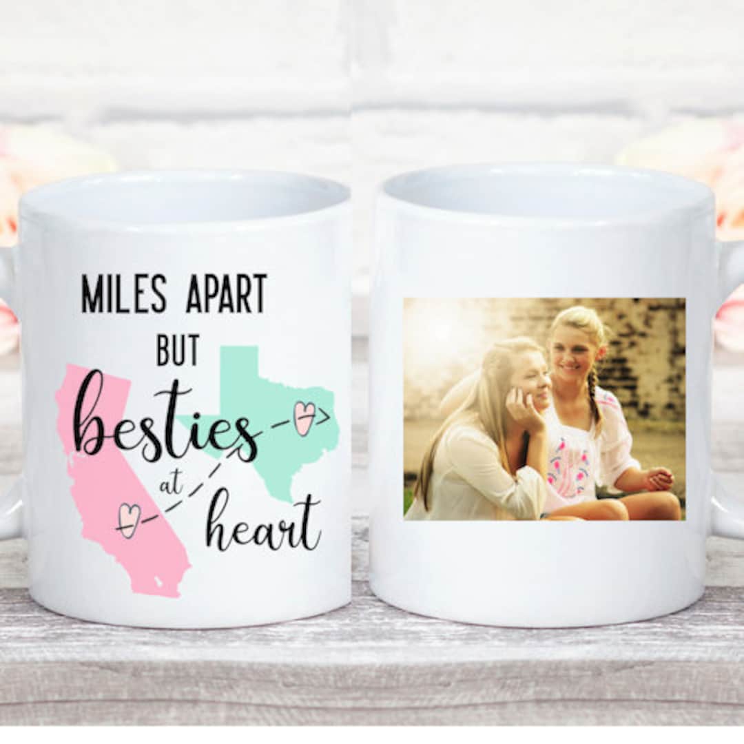 Long Distance Friendship, Bestie Mug, Personalized Best Friend Birthday ...