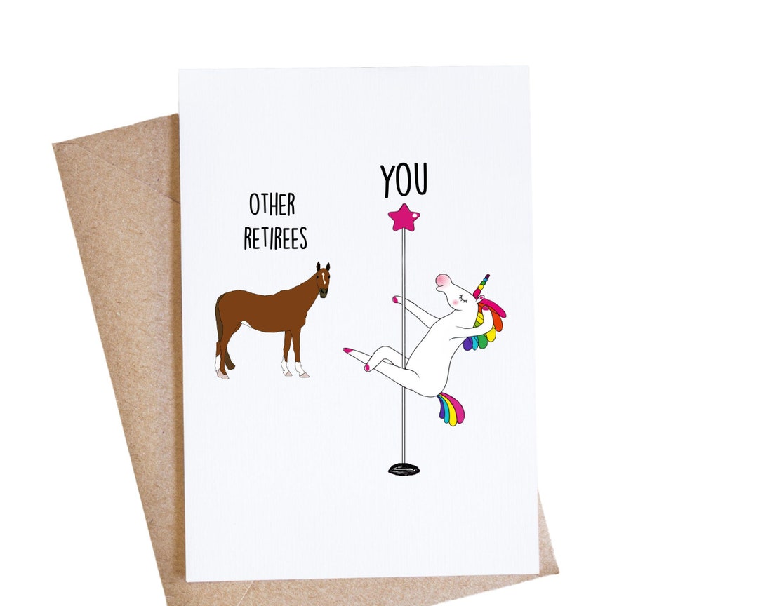 Funny Retirement Card for Coworker or Boss, Sarcastic Farewell Retiree ...