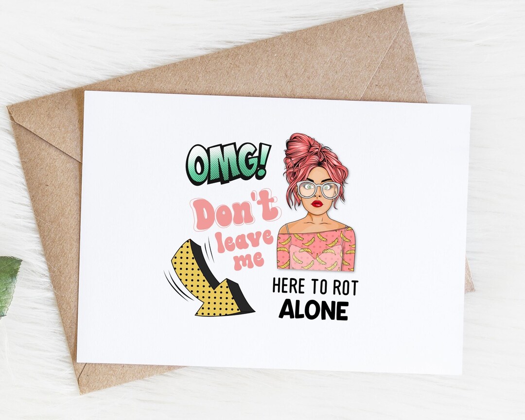 Coworker Leaving, Funny Goodbye Card, Moving Going Away, Sarcastic ...