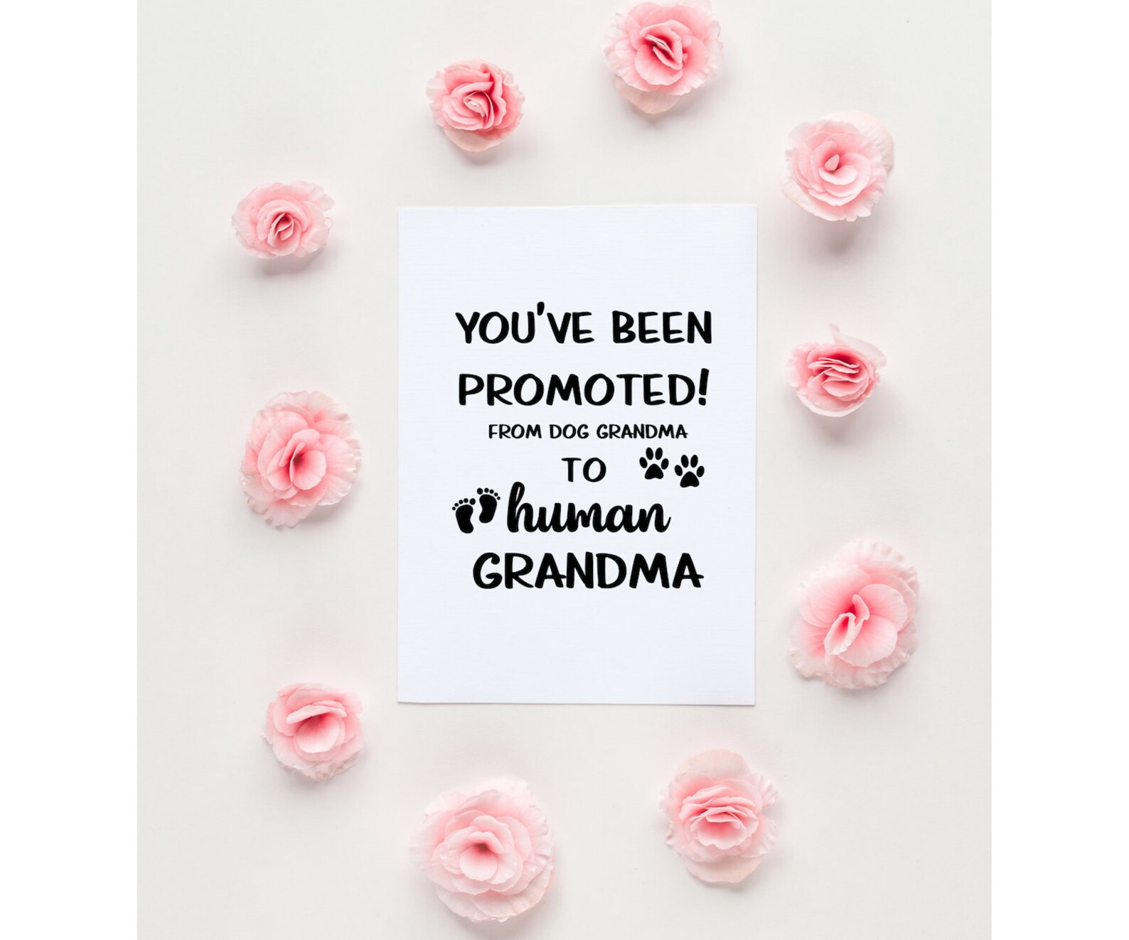 New Grandma Card, Pregnancy Announcement for Grandparents, You've Been ...