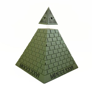 All Seeing Eye Dollar Pyramid, Eye of Providence, Illuminati Pyramid ...