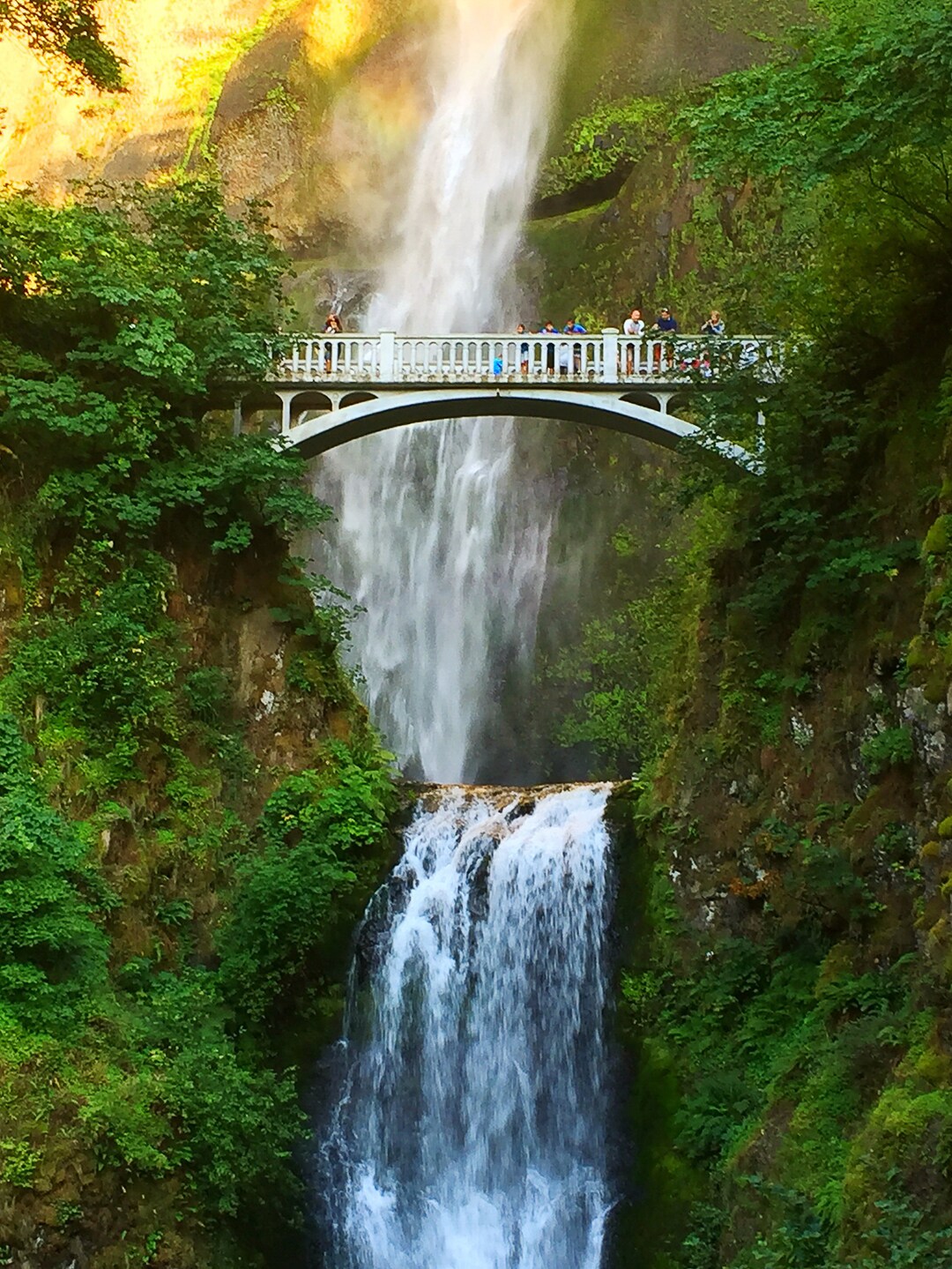 Multnomah Falls as Sunset Approaches - Etsy