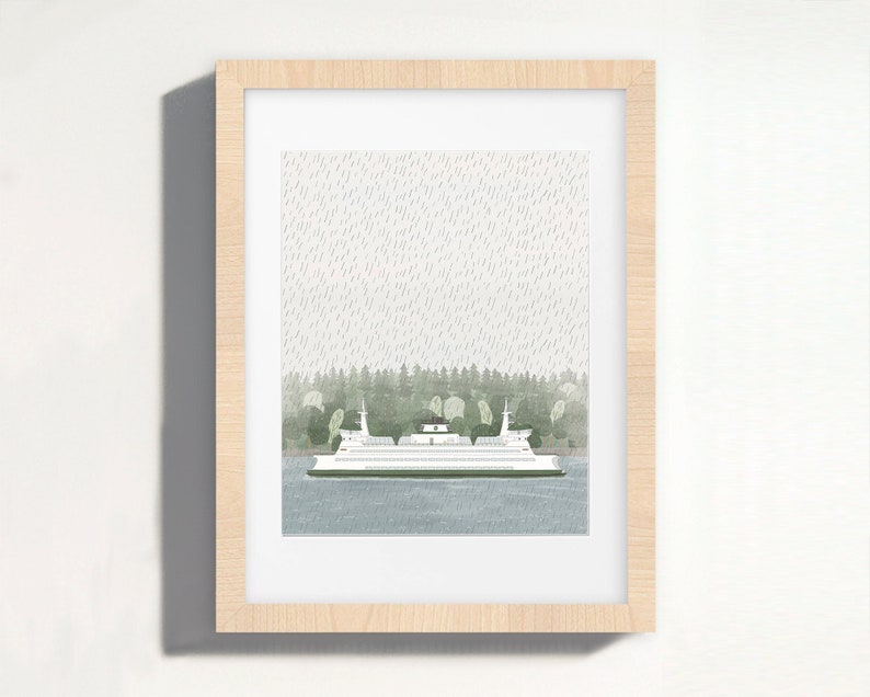 Seattle Ferry | Fine Art Print | Washington Ferry | Bainbridge Island ...