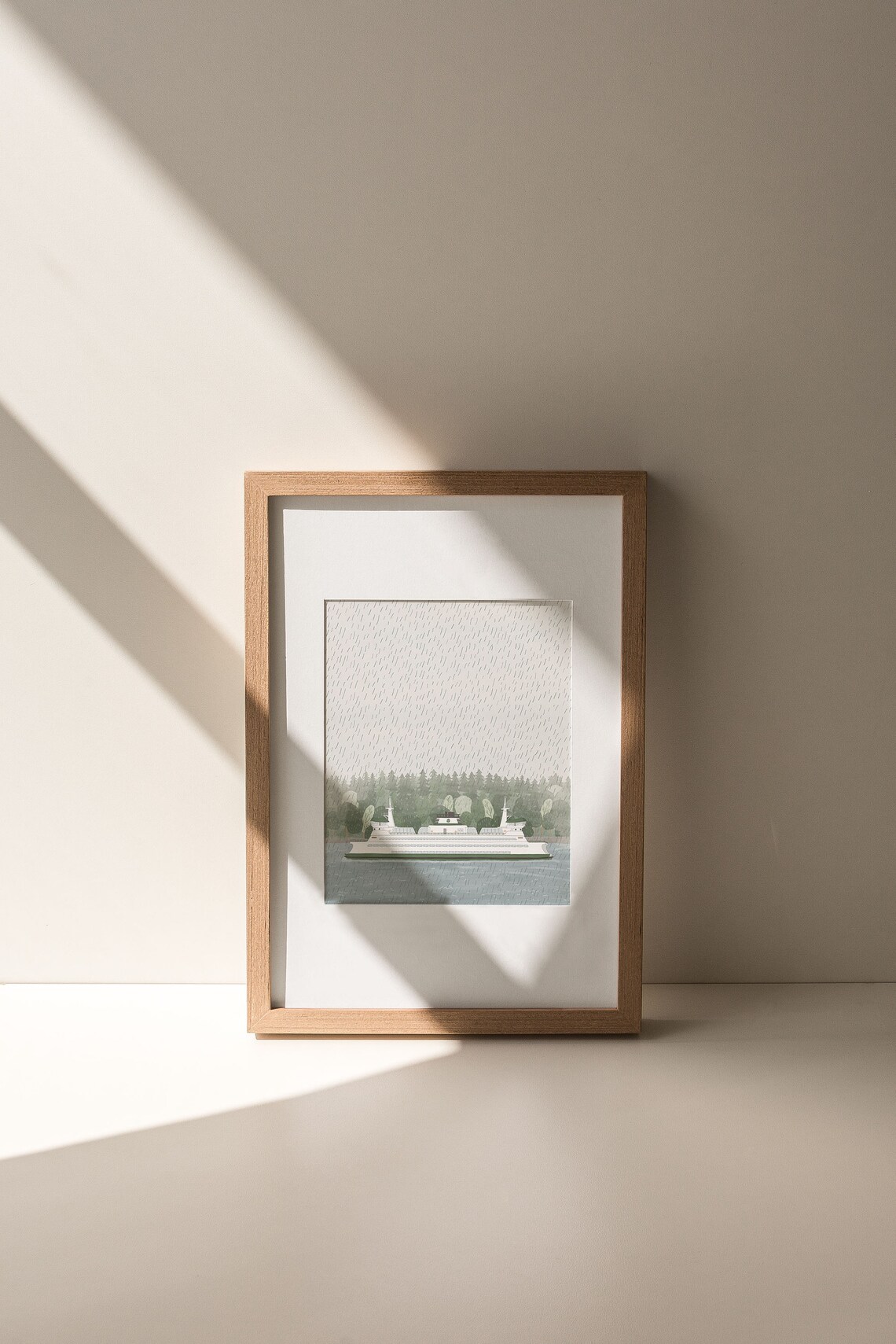 Seattle Ferry Fine Art Print Washington Ferry Bainbridge - Etsy