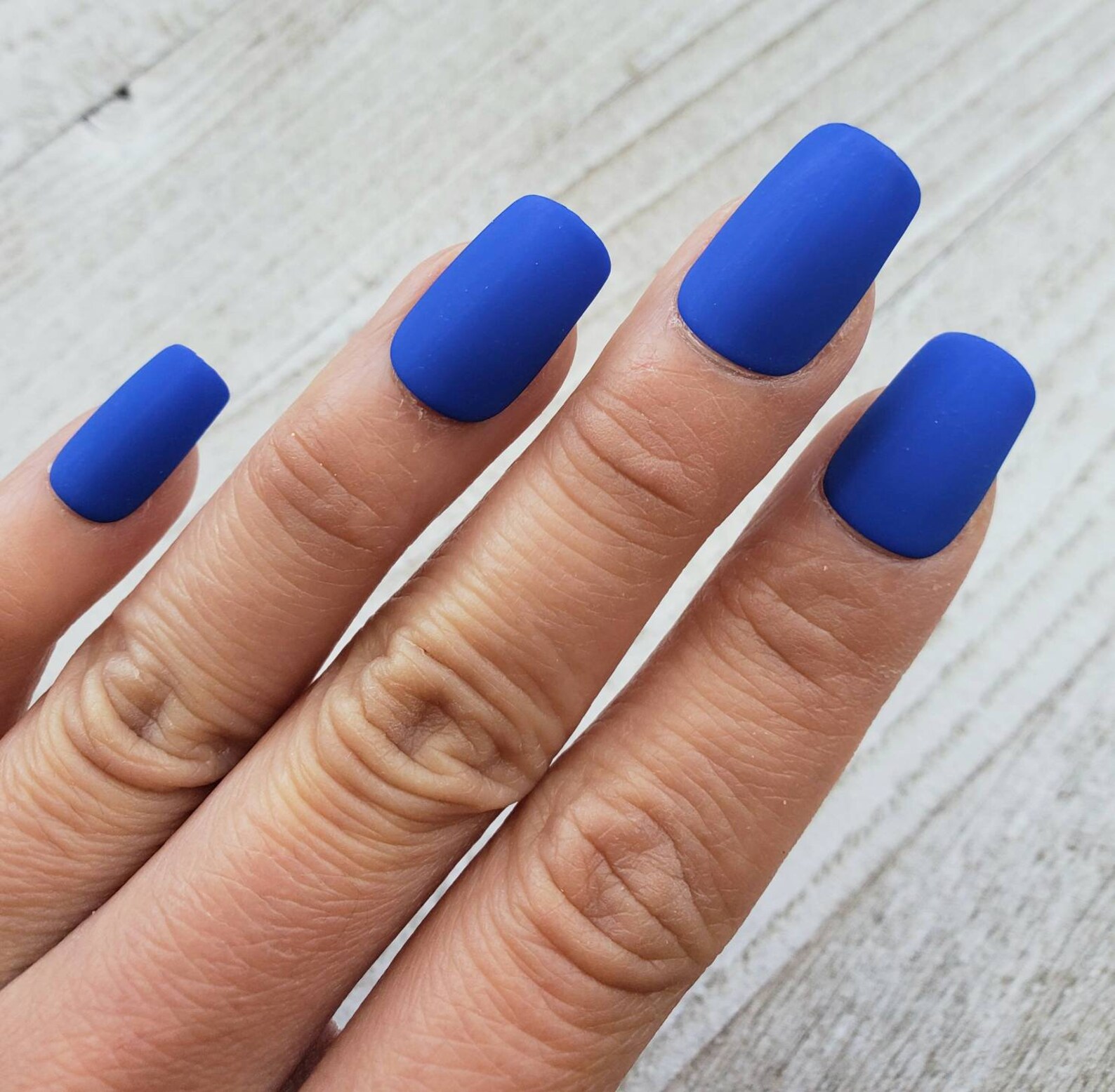 Royal Blue Fake Nails Press on Nails False Nails Faux Nails. - Etsy