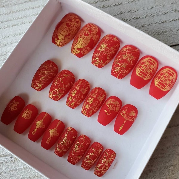 Faux Nails - Etsy