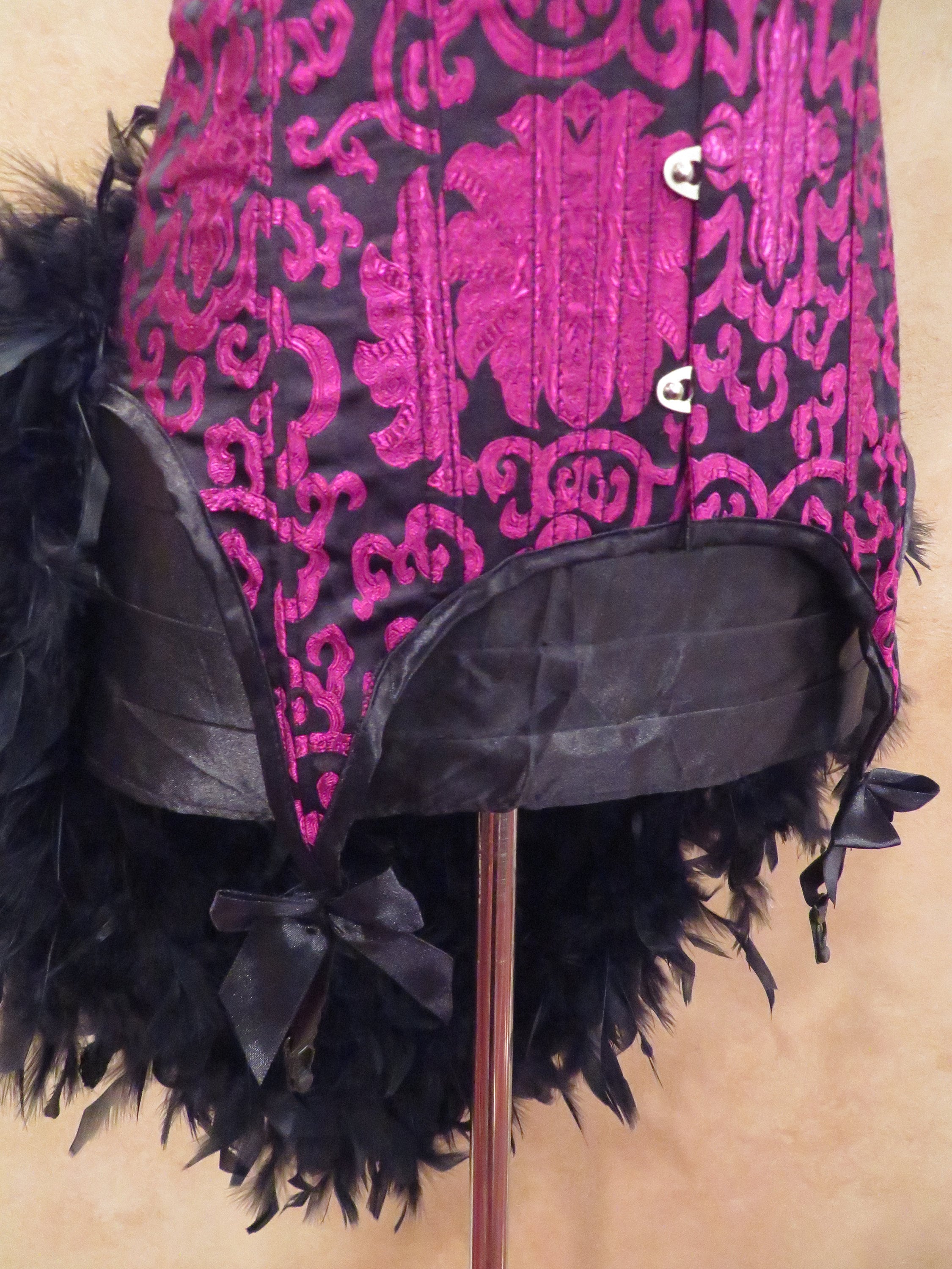 NASHVILLE MARDI GRAS Ring Master Dress Corset Feather Carnival - Etsy