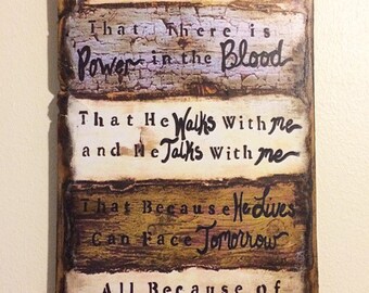 Christian wood sign | Etsy