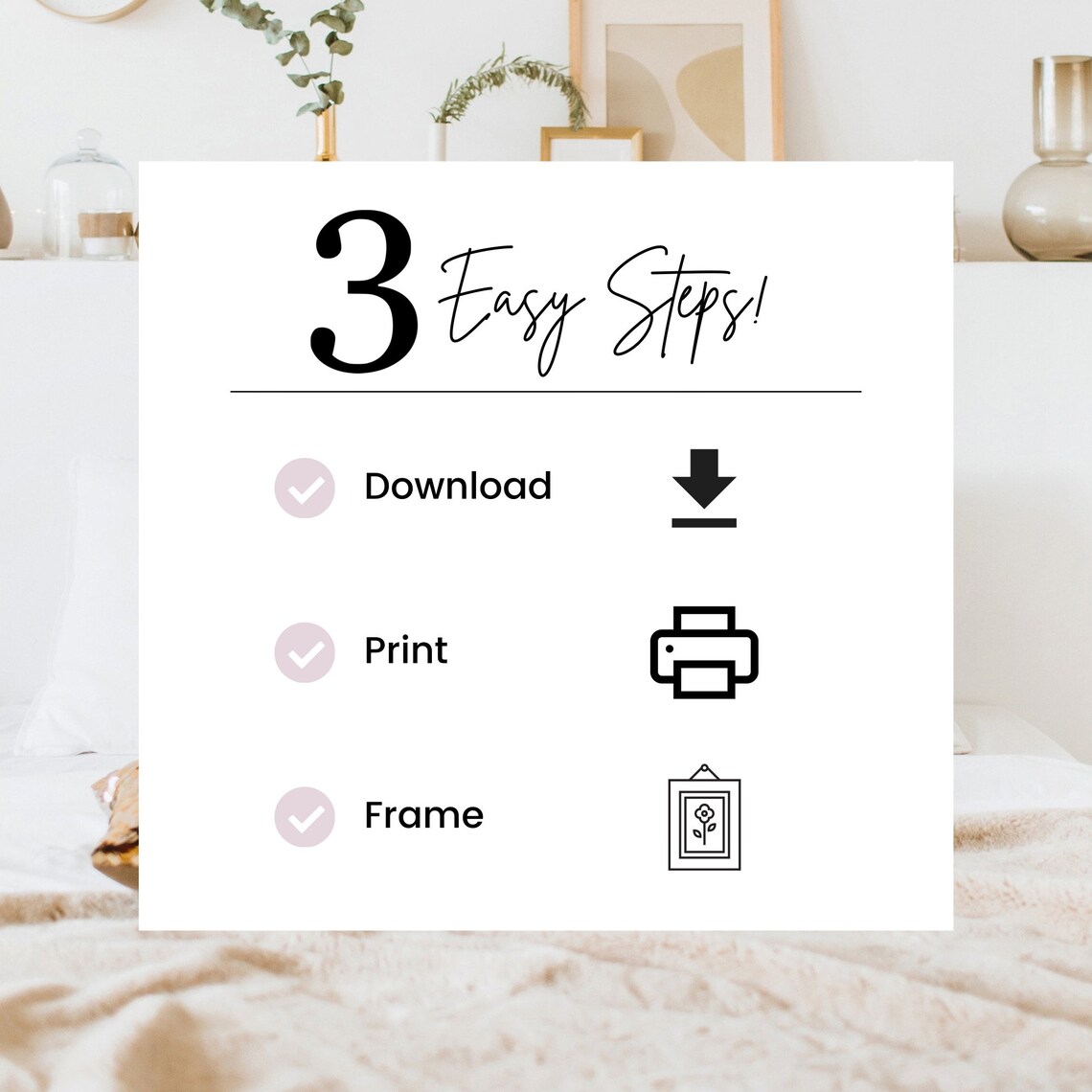 LARGE (max. 3ftx2ft) Blank Printable Calendar Download | Minimalist - Etsy