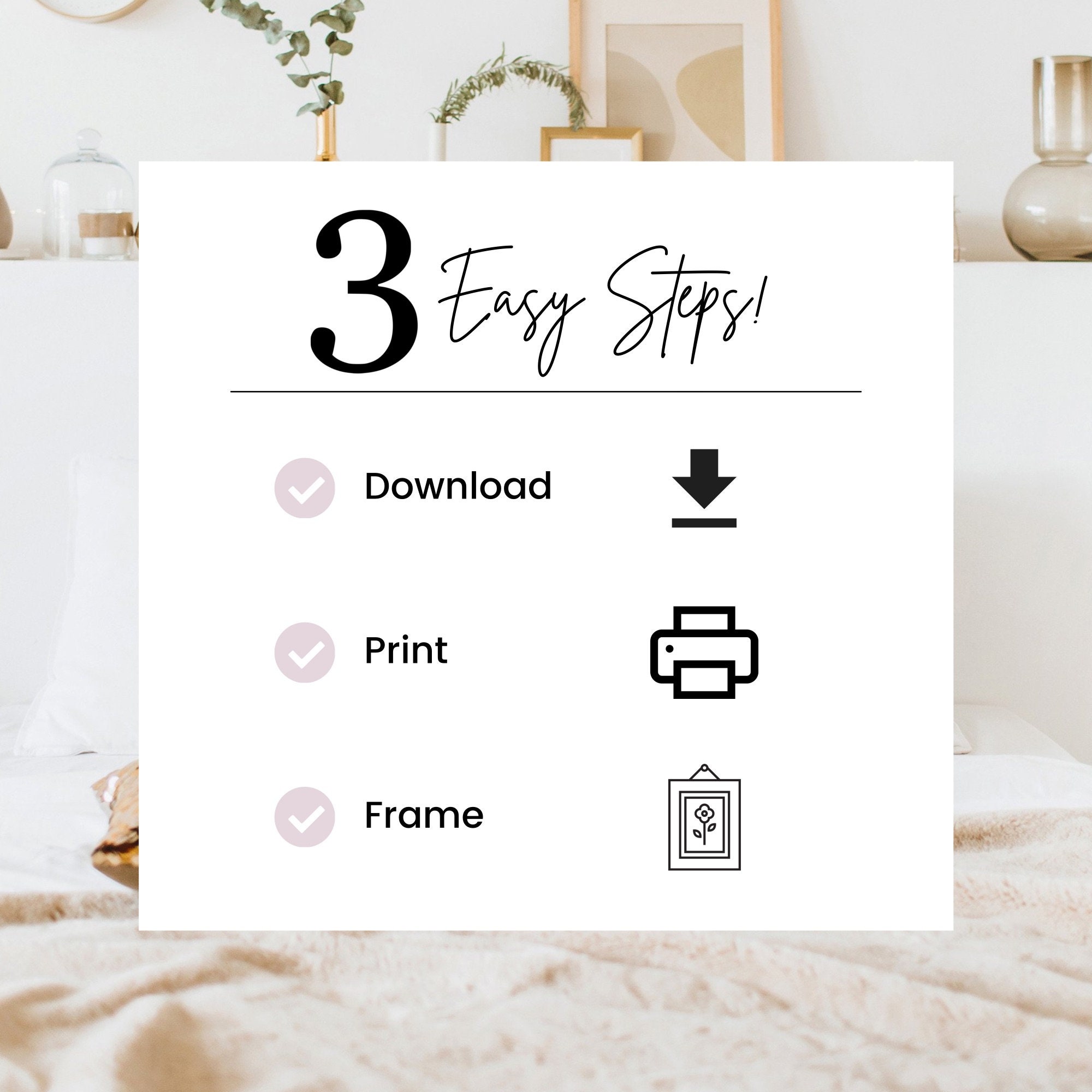 LARGE (max. 3ftx2ft) Blank Printable Calendar Download | Minimalist - Etsy