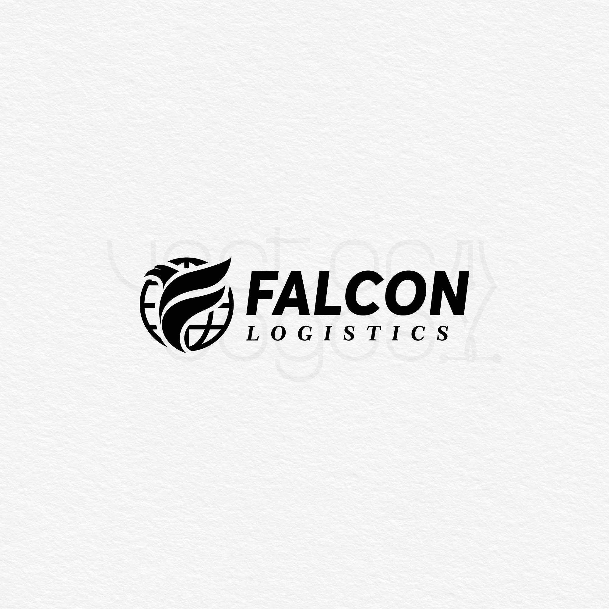 Falcon Logo Design + Customization, Logistic Logo, Transportation Logo ...