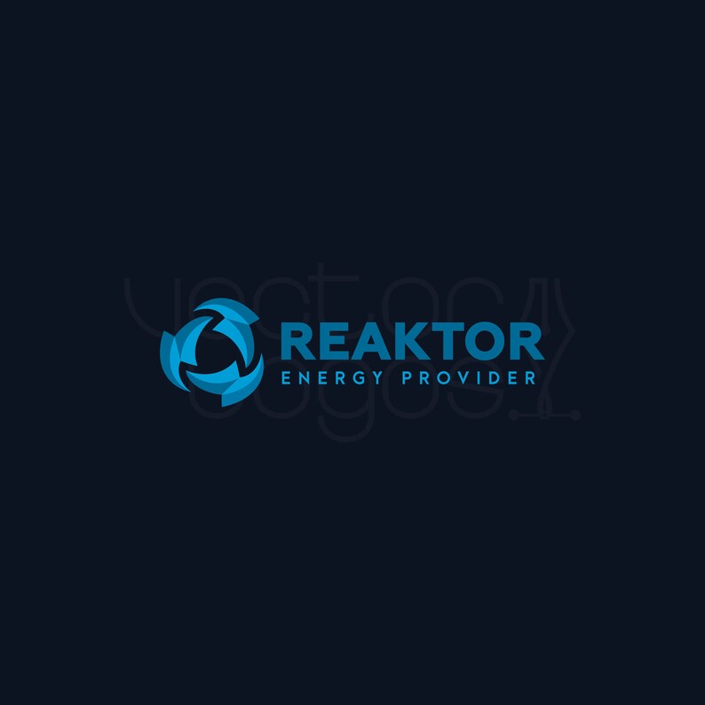 Reaktor Logo Design + Customization, Electrical Logo, Reactor Logo ...