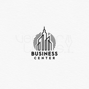 Business Center Logo Design + Customization, Architecture Logo ...