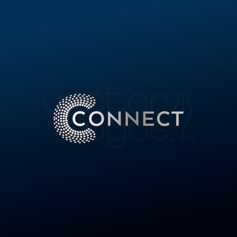 Connect Logo Design + Customization, Digital Logo, Connection Logo ...