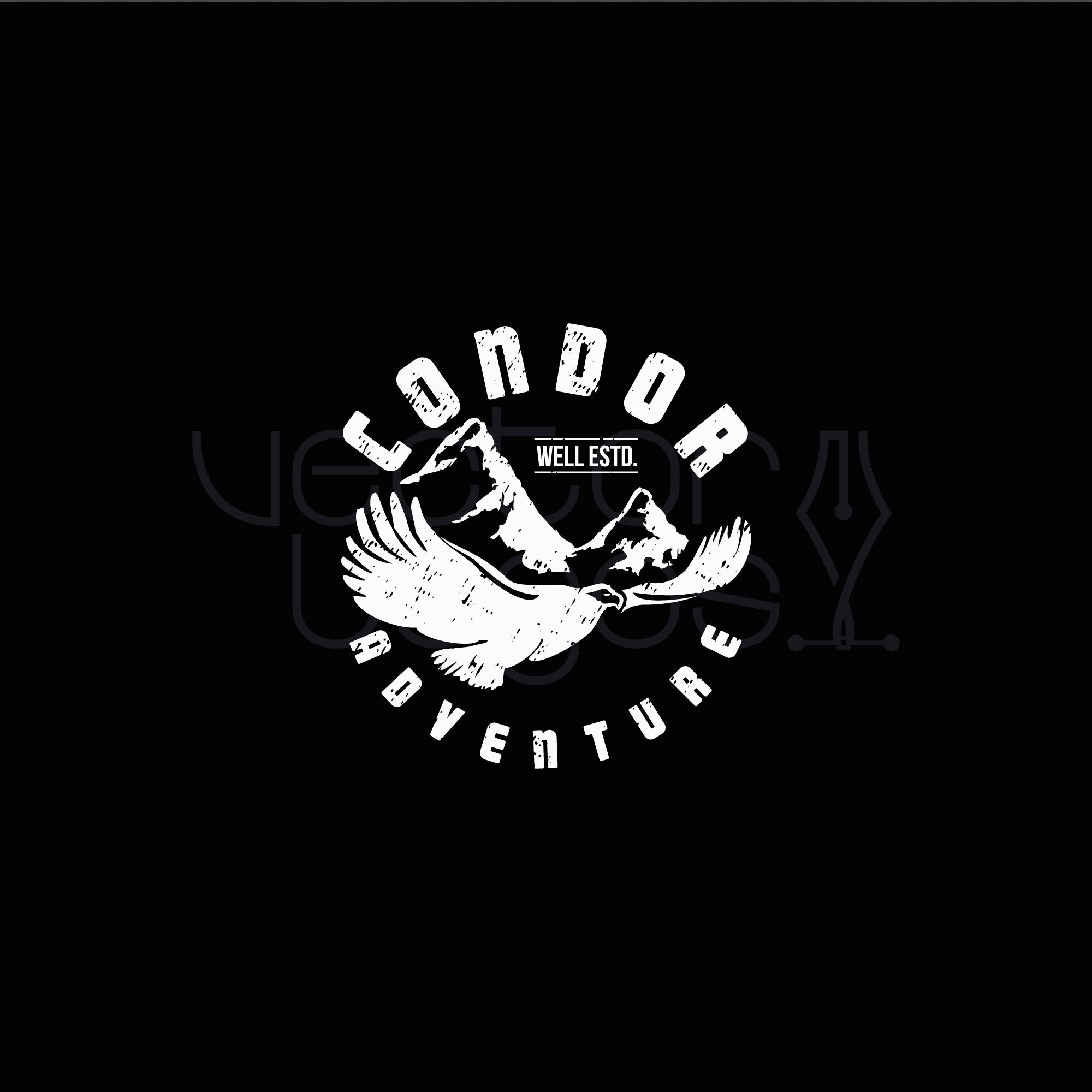 Condor Emblem + Customization, Adventure Emblem, Condor Logo, Adventure ...