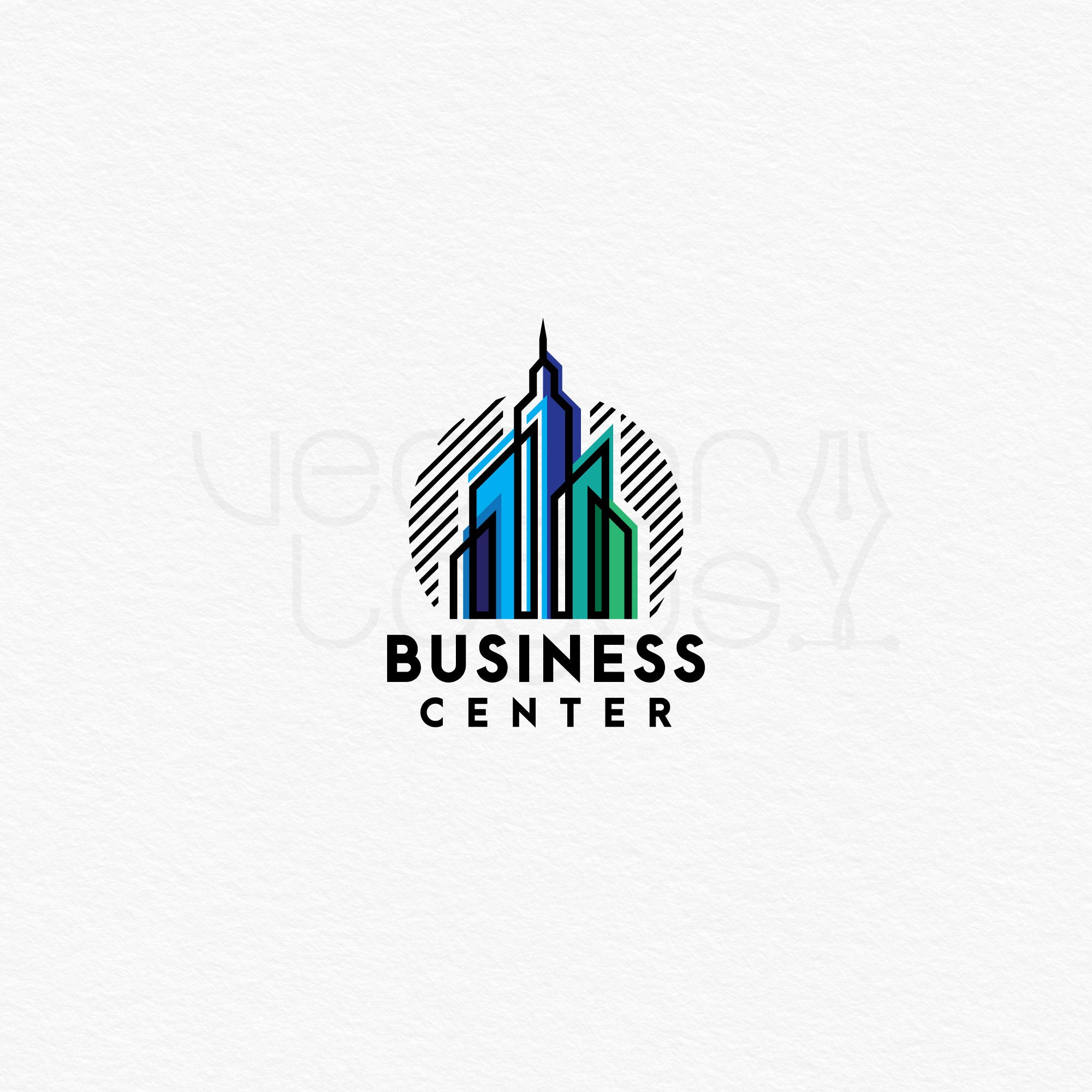 Business Center Logo Design + Customization, Architecture Logo ...