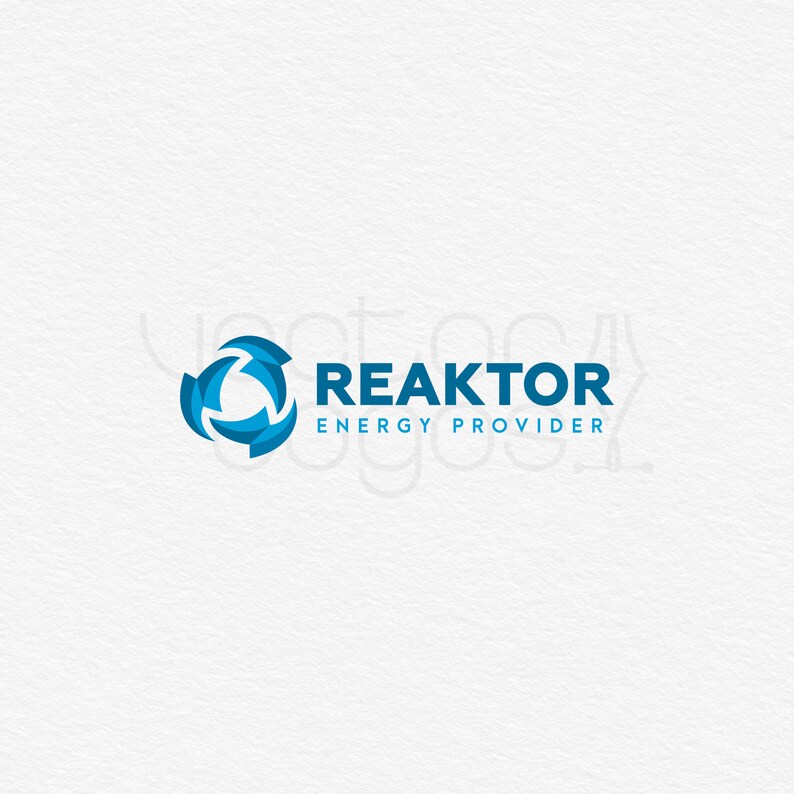 Reaktor Logo Design Customization Electrical Logo Reactor - Etsy