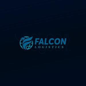 Falcon Logo Design + Customization, Logistic Logo, Transportation Logo ...