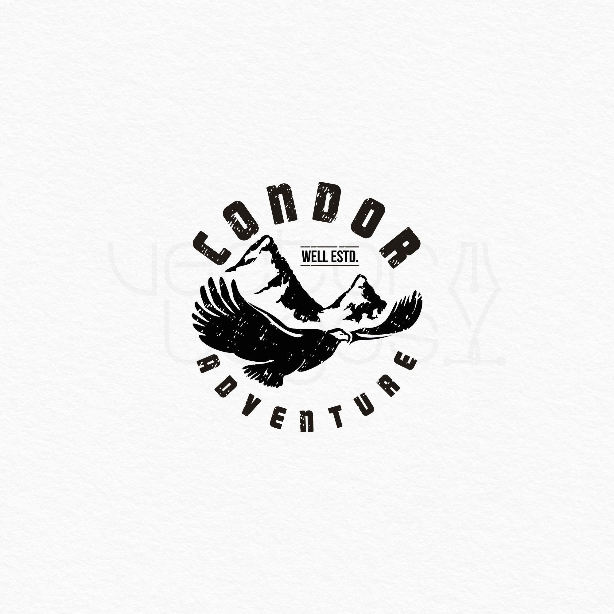Condor Emblem + Customization, Adventure Emblem, Condor Logo, Adventure ...