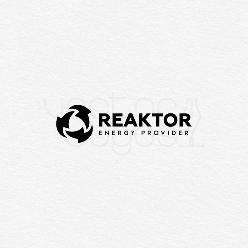 Reaktor Logo Design + Customization, Electrical Logo, Reactor Logo ...