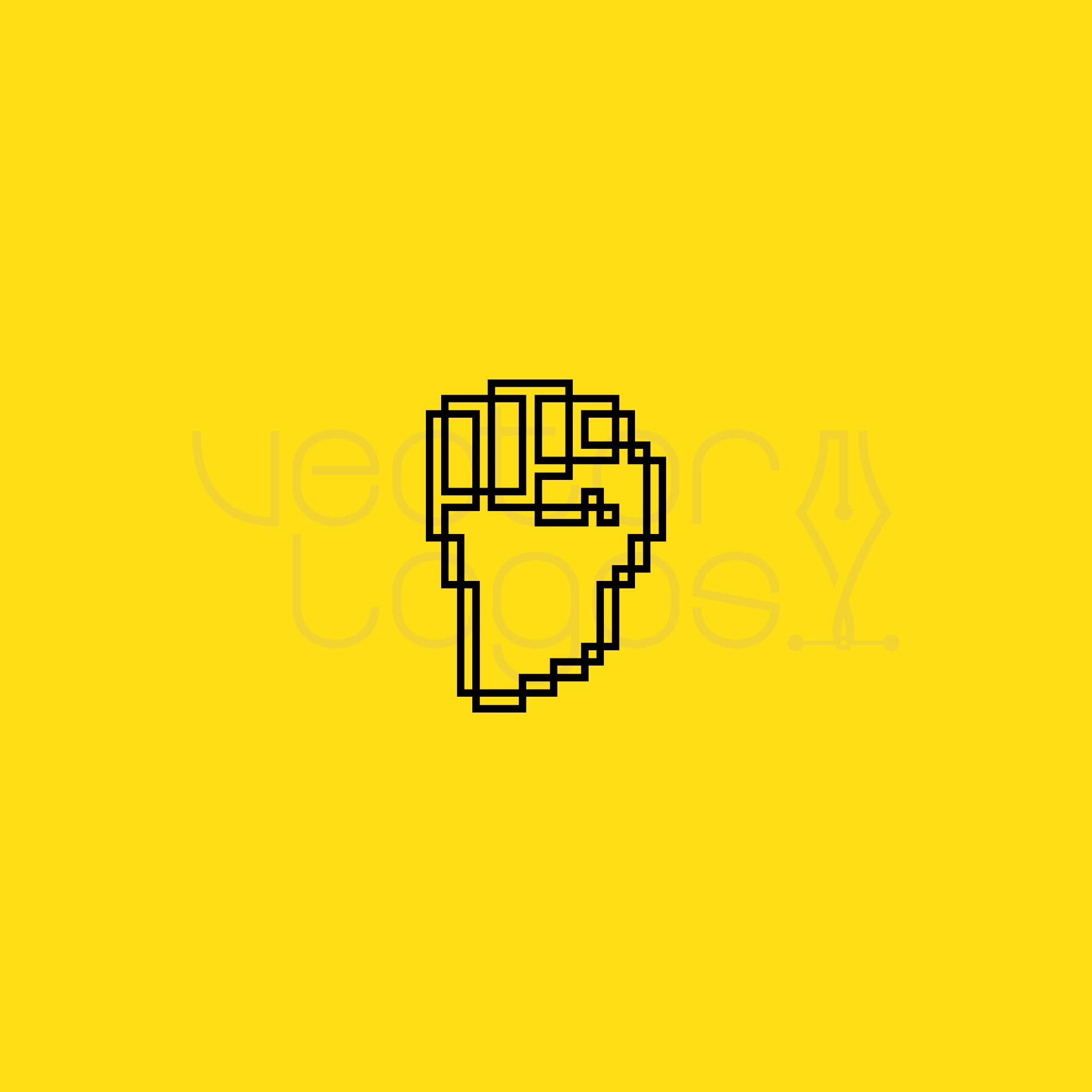 Abstract Fist Vector Logo Design Printable Arts T-shirts - Etsy