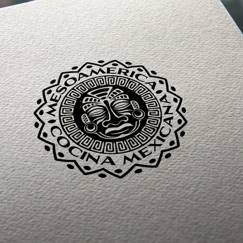 Mexican Logo Design + Customization, Restaurant Logo, Mayan Logo ...