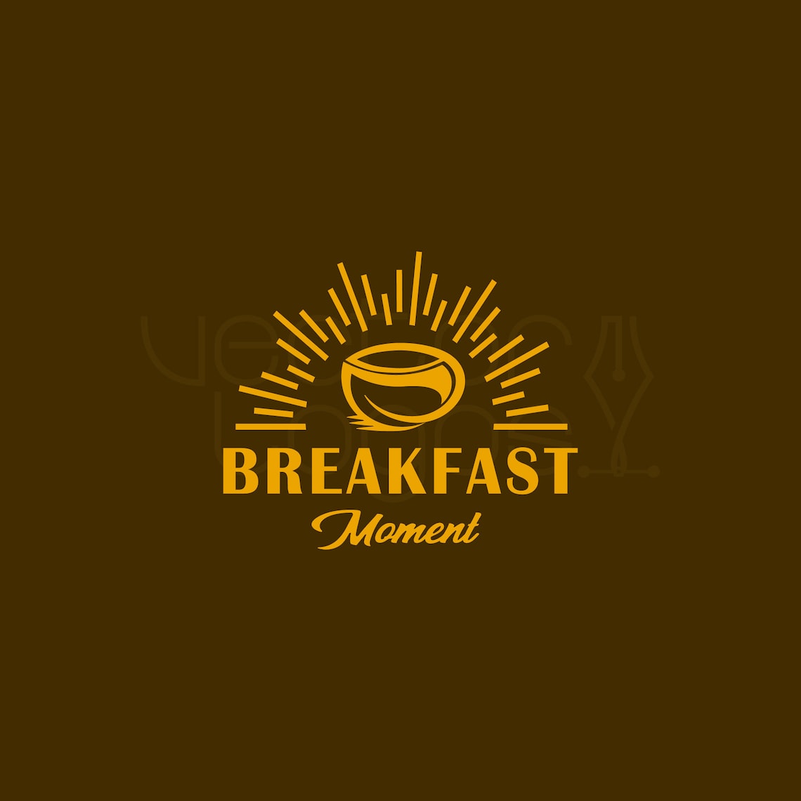 Breakfast Logo Design + Customization, Food Logo, Food Brand Logo ...