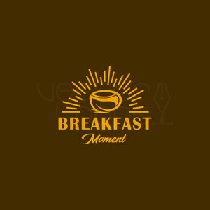 Breakfast Logo Design + Customization, Food Logo, Food Brand Logo ...