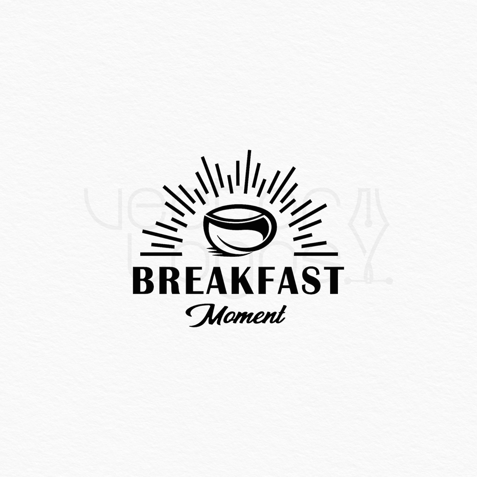 Breakfast Logo Design + Customization, Food Logo, Food Brand Logo ...